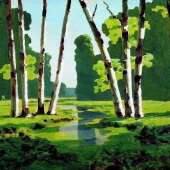 Birch Grove by Isaac Levitan